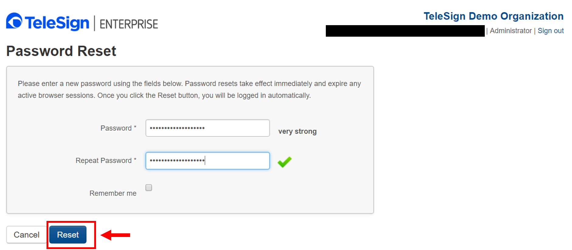 How do I reset my TelePortal or Portal password?