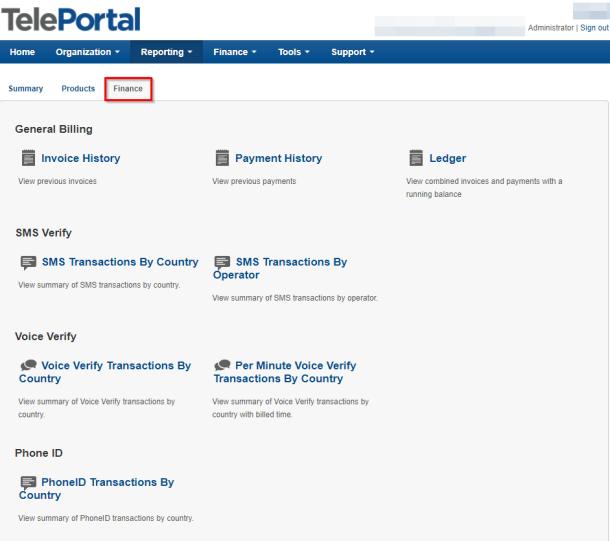 What kinds of reports does TeleSign offer customers?
