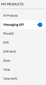 How do I set a status callback for the Messaging API?