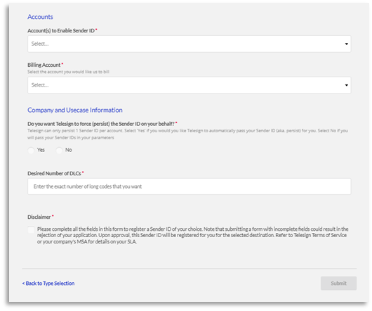 How do I register for a Sender ID?